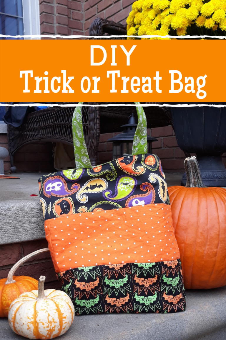 DIY Trick or Treat Bag - A Sprinkle of Joy