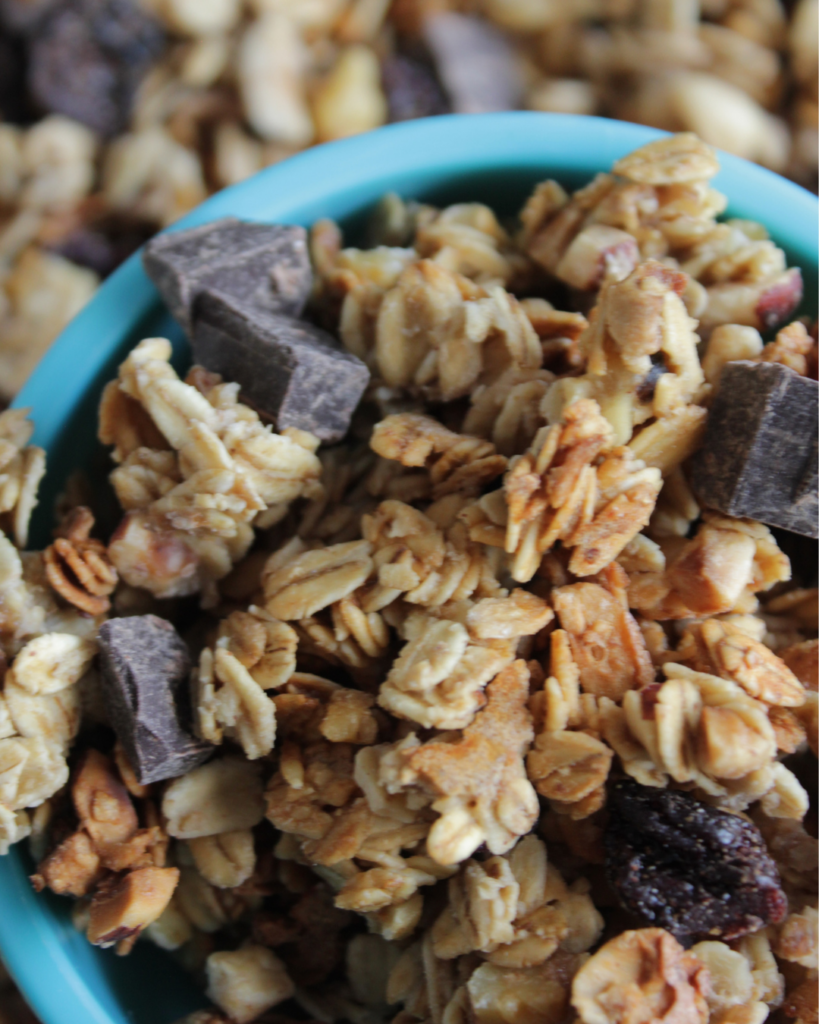 Easy Granola with Sourdough Discard - A Sprinkle of Joy